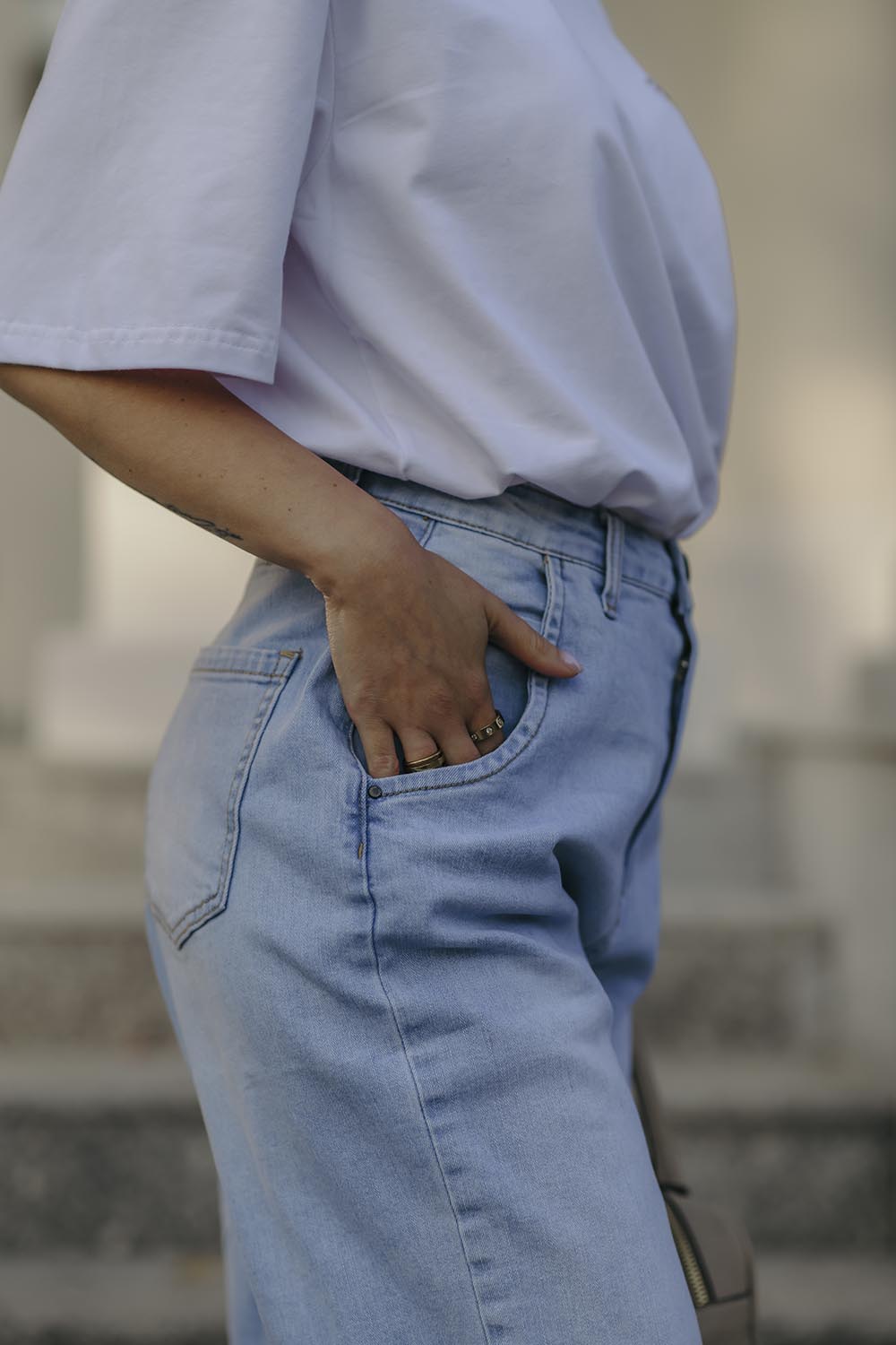 Illusion Denim Pants – NAOKO-STORE.com Illusion Denim Pants – NAOKO-STORE.com