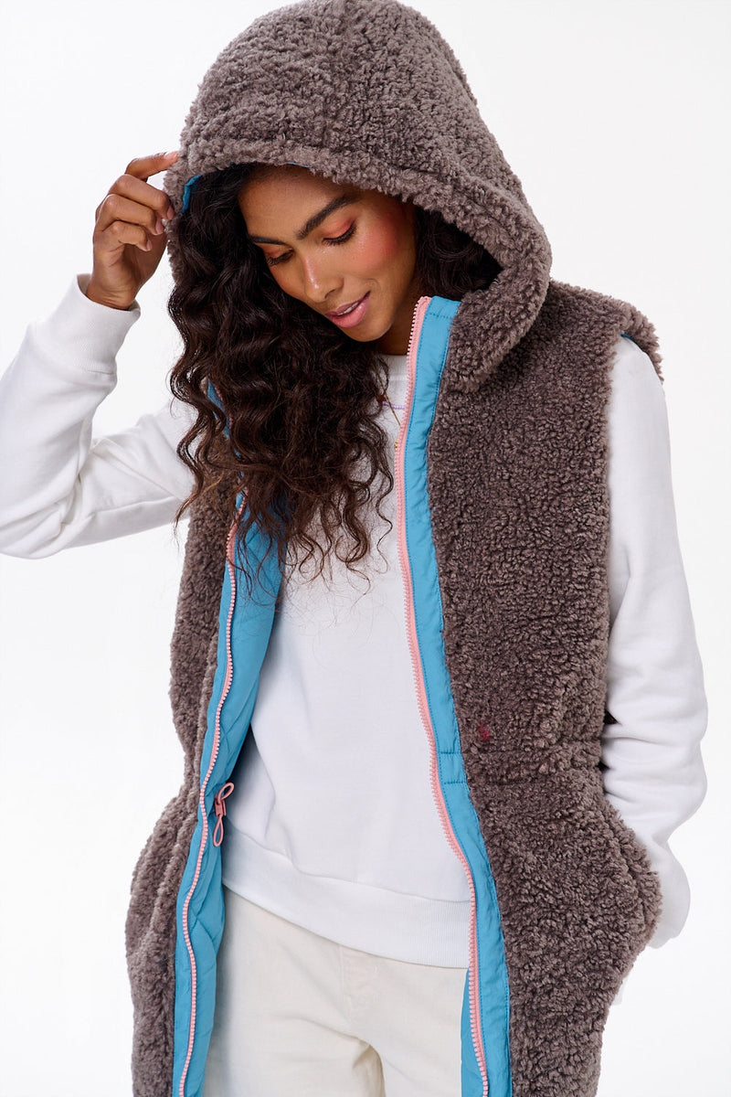 Teddy Waves reversible vest – NAOKO-STORE.com