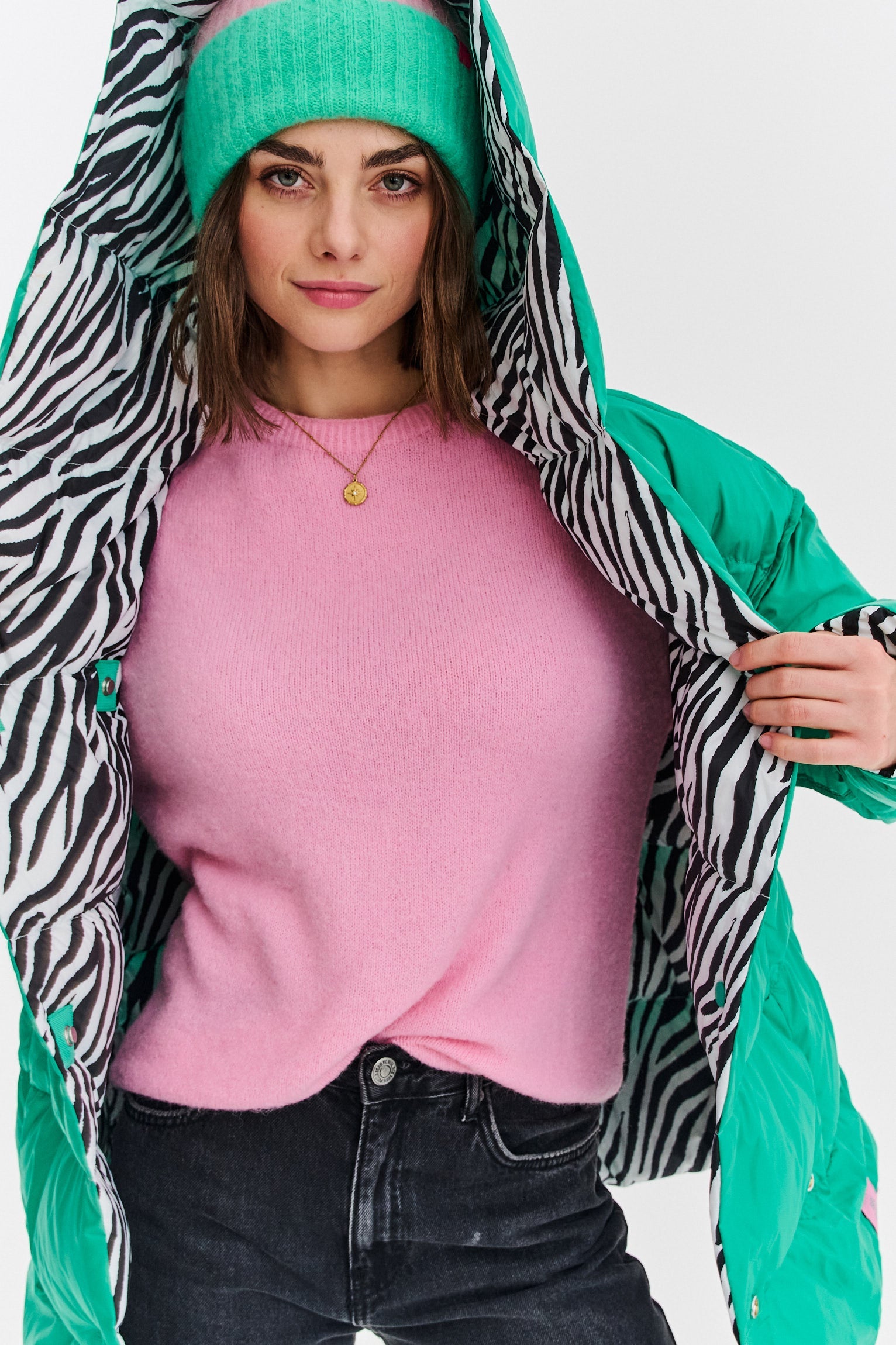 Alaska Zeebra reversible winter jacket – NAOKO-STORE.com